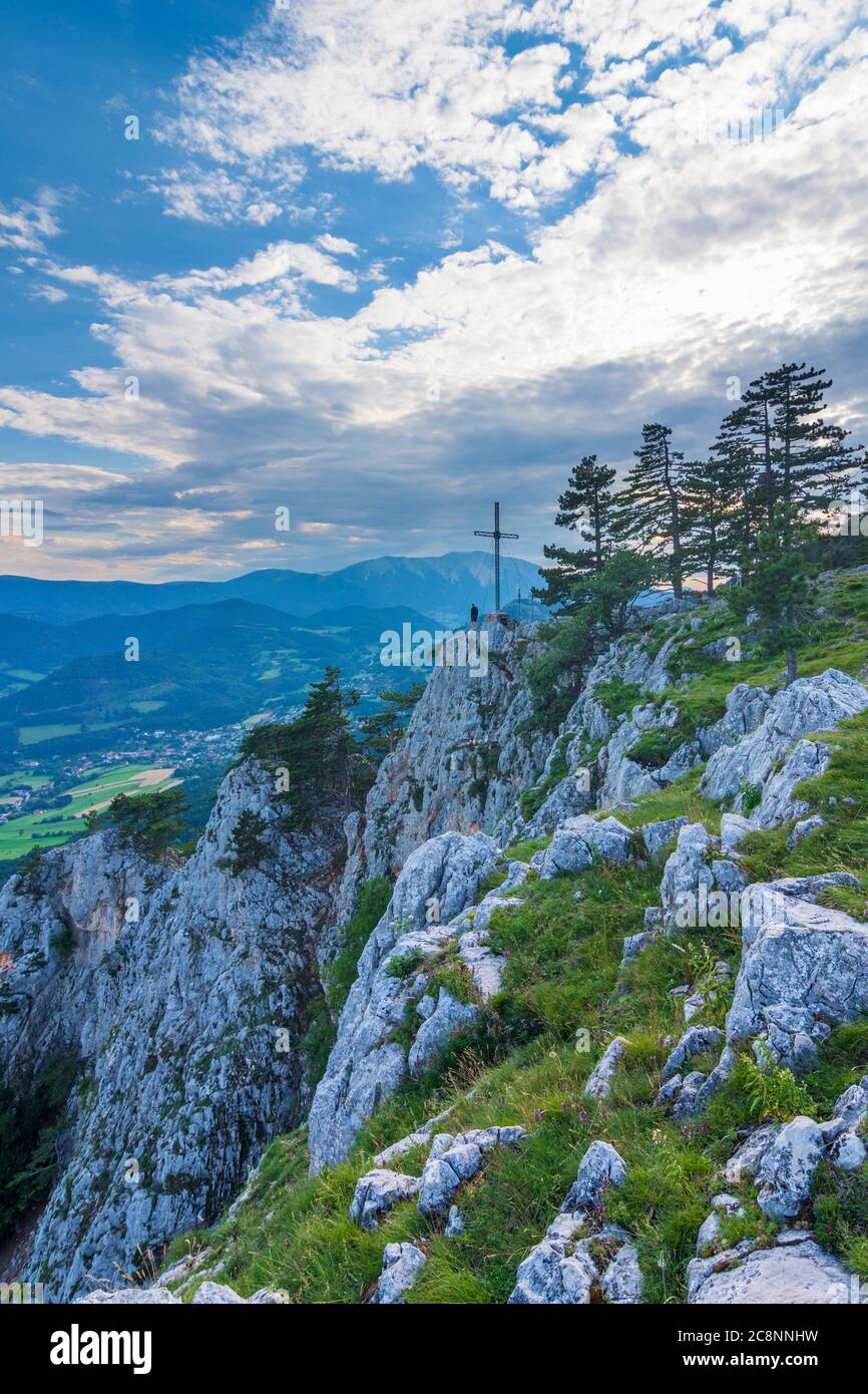 Naturpark Hohe Wand: mountain Hohe Wand, summit Große Kanzel (summit ...