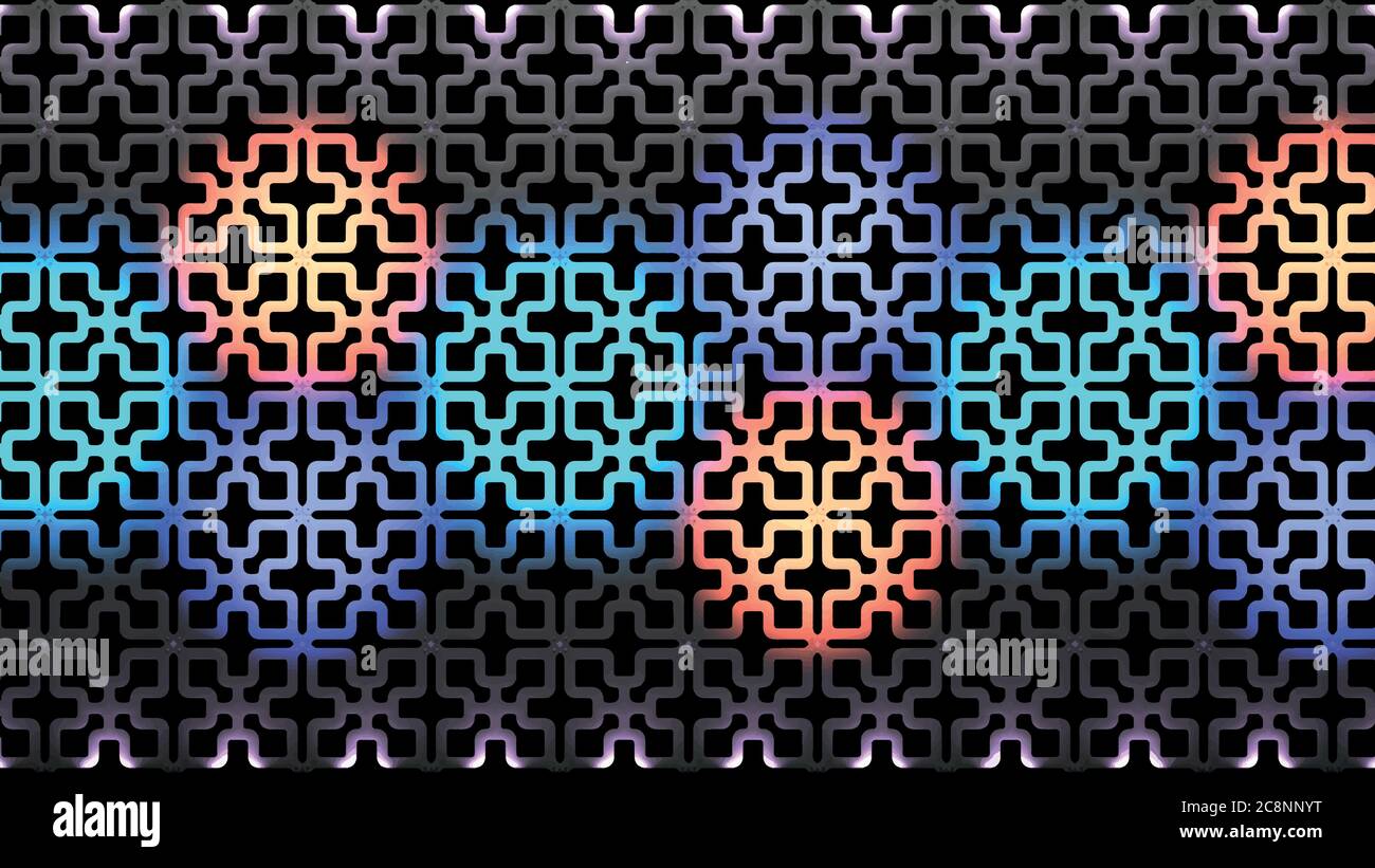 Stage Decor 5. 3d Illustration. Pattern background with spot light on ...