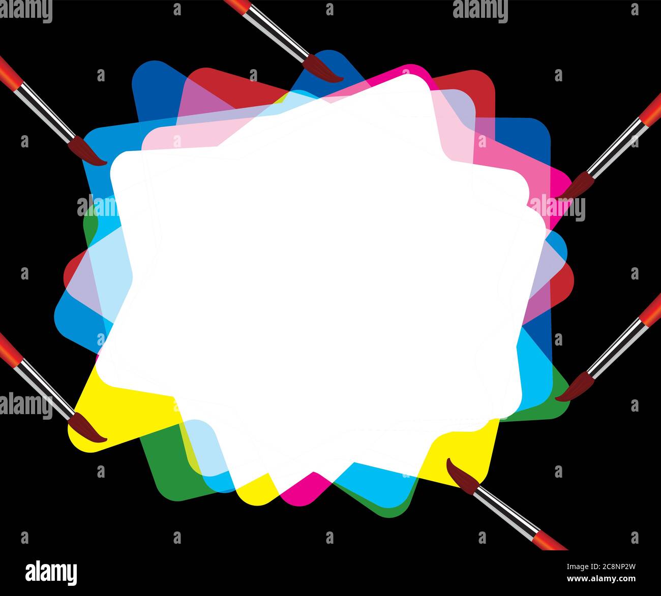 Conversation painting Stock Vector Images - Alamy