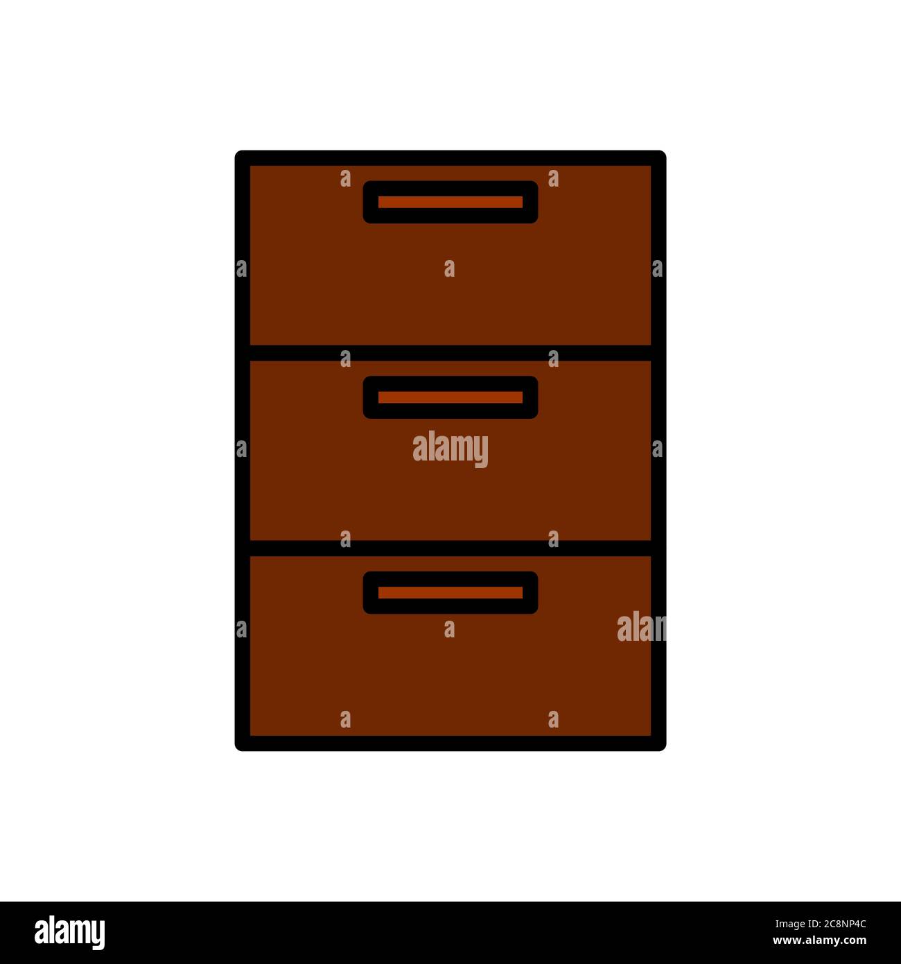 drawer vector design template illustration Stock Vector Image & Art - Alamy