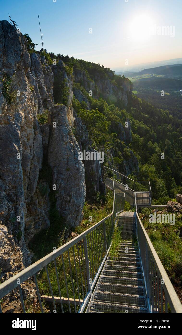 Naturpark Hohe Wand: observation way platform Felsenpfad in Wiener ...