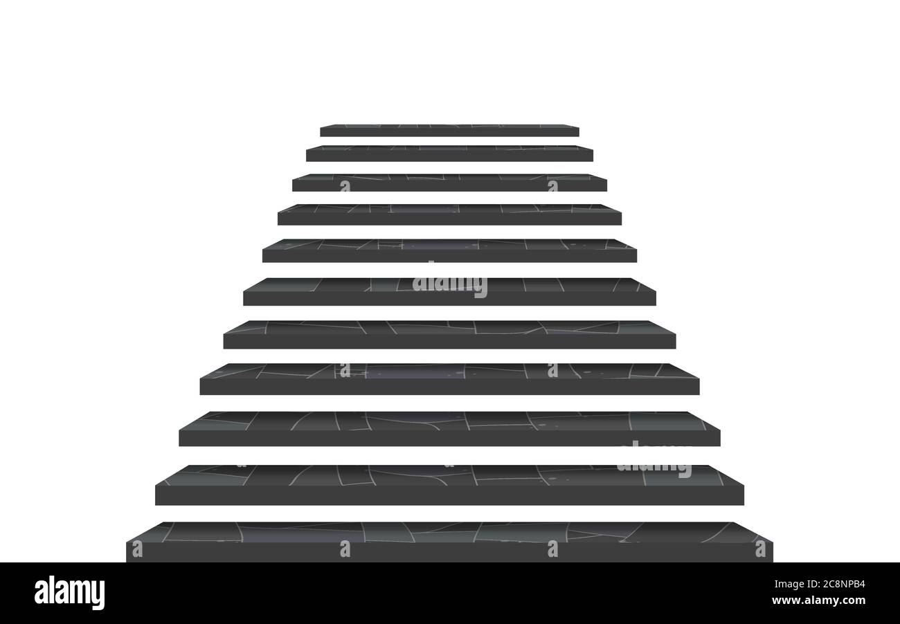 Staircase black and white Stock Vector Images - Alamy