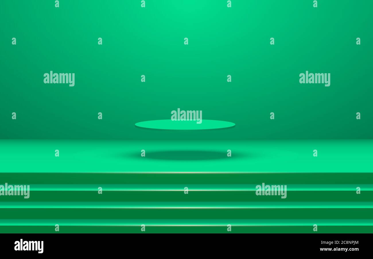 Mockup green gold product Stock Vector Images - Alamy