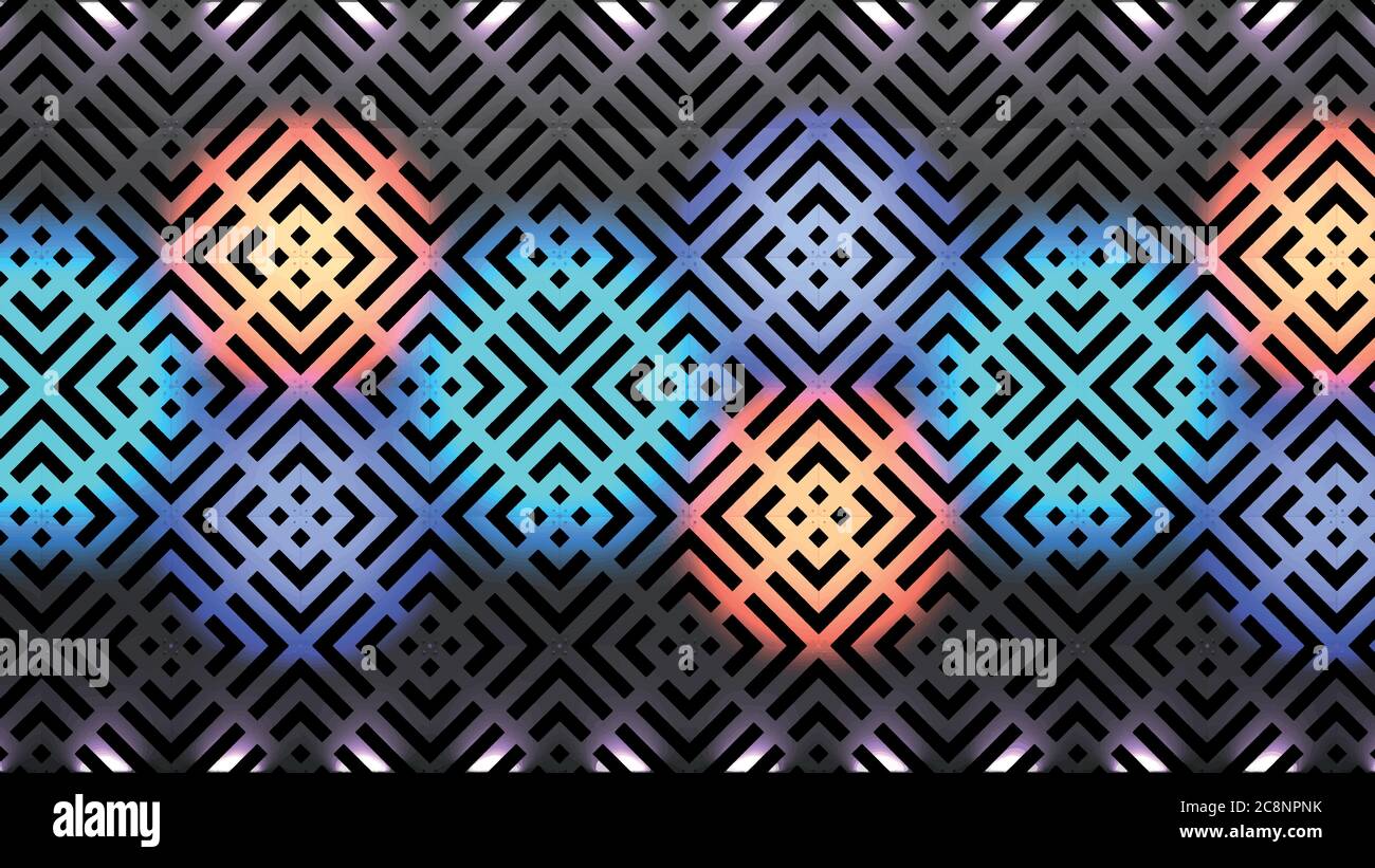 Stage Decor 13. 3d Illustration. Pattern background with spot light on ...