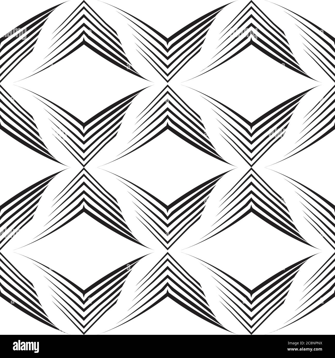 Seamless vector pattern of uneven lines in the form of corners ...
