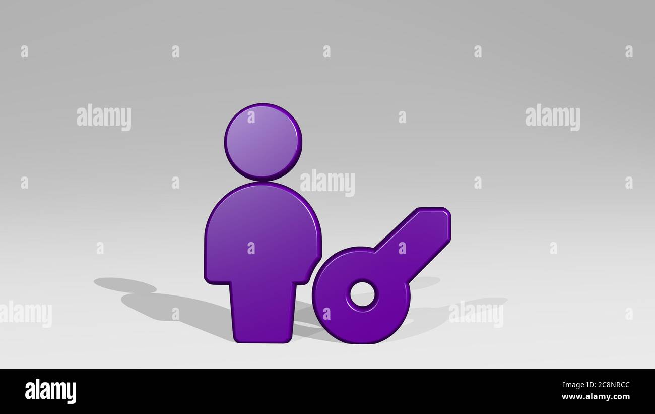 single neutral actions key from a perspective with the shadow. A thick ...