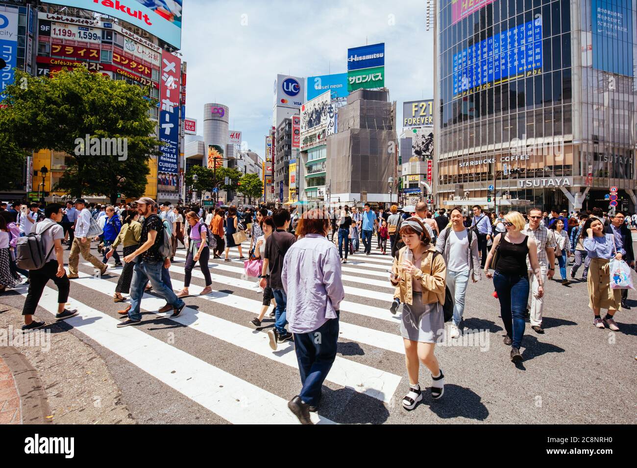 Shibuya Crossing Tokyo Japan Stock Photo - Alamy