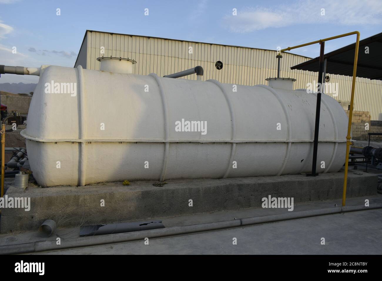 Industrial water tank In the factory Used for agriculture and ...