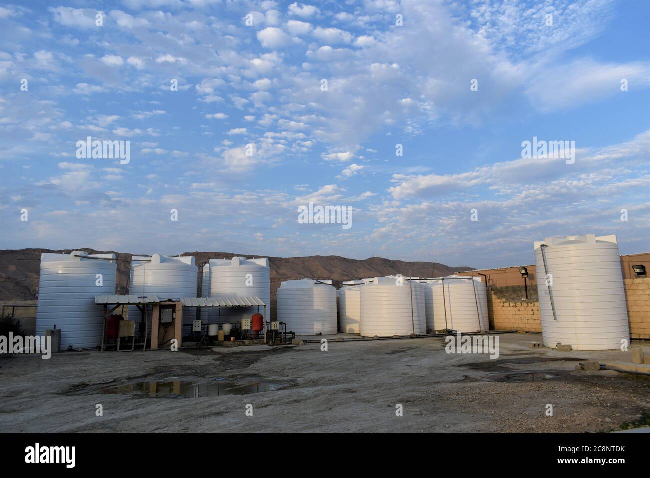 Industrial water tank In the factory Used for agriculture and ...