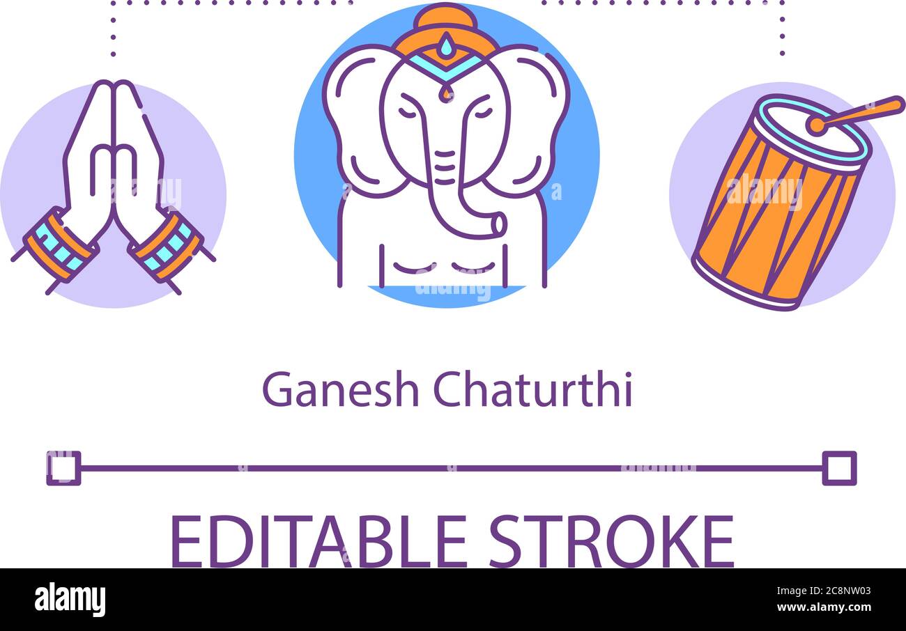 Ganesh icon vector vectors hi-res stock photography and images - Alamy