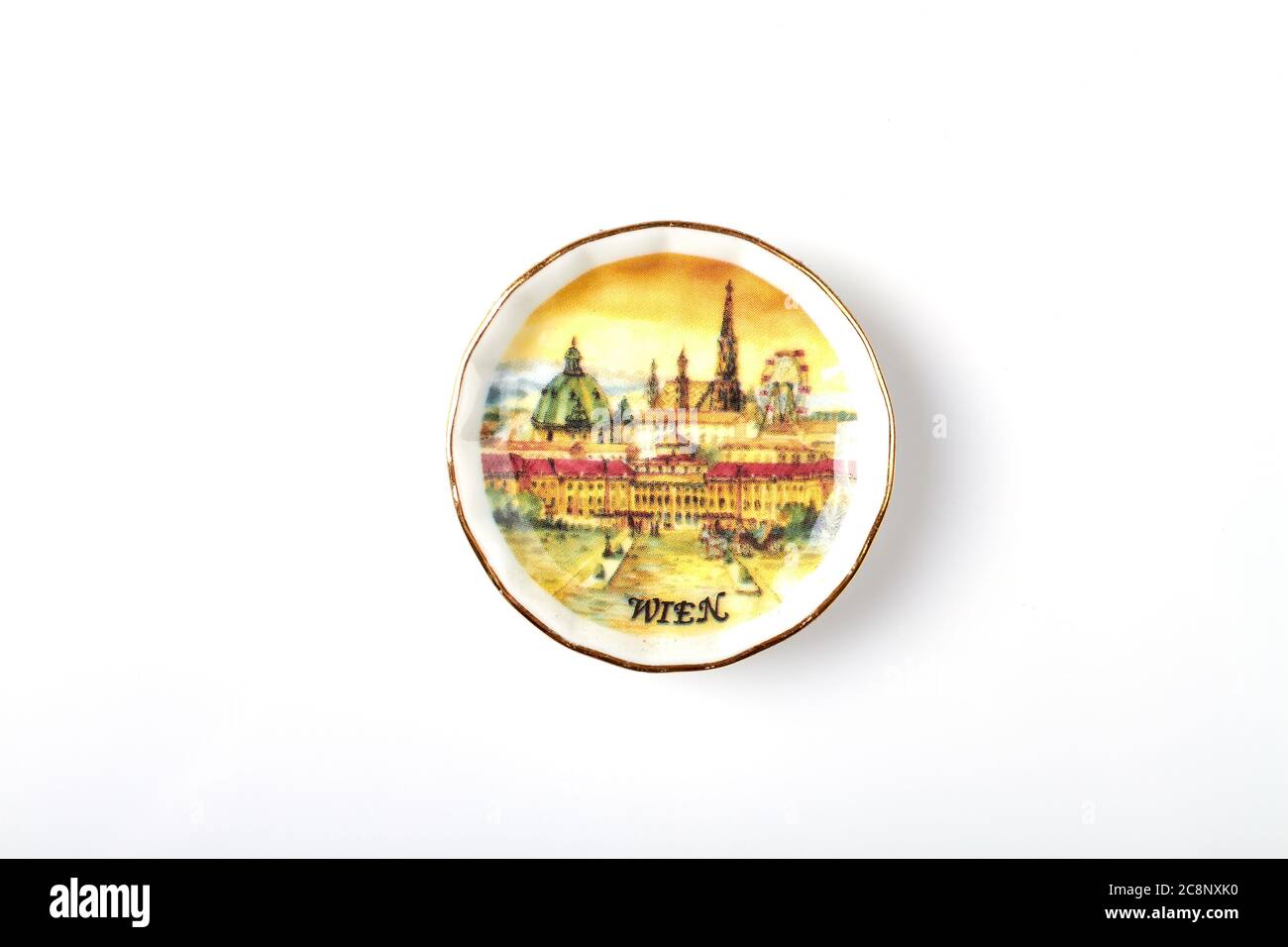 Vienna plate souvenir Stock Photo - Alamy