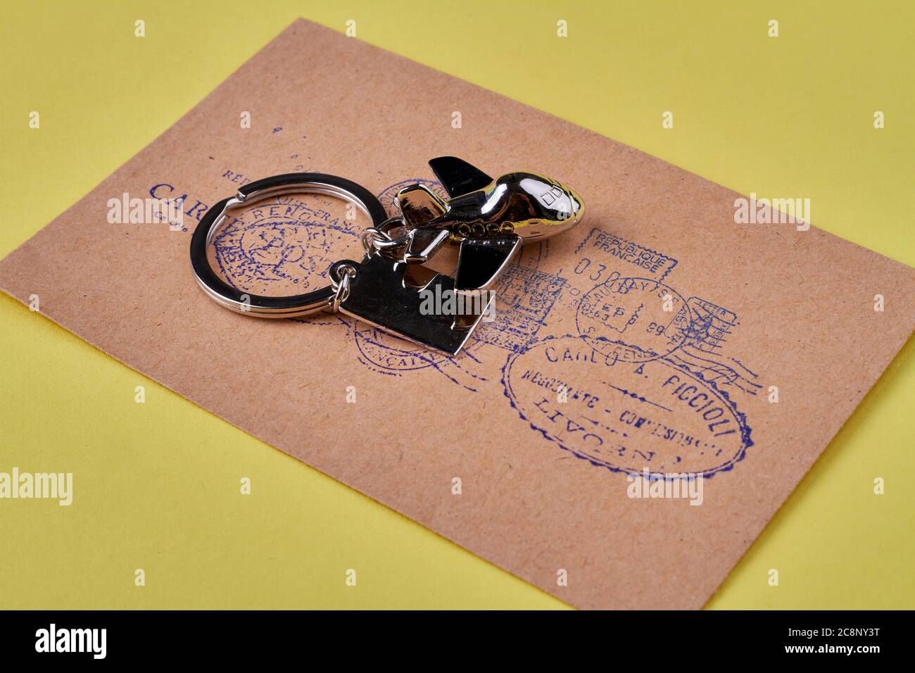 International vintage post mail concept Stock Photo - Alamy