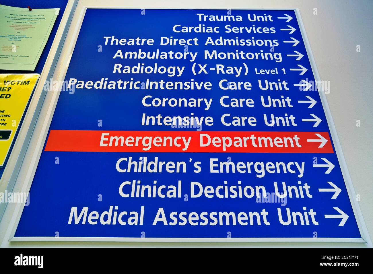 Emergency Department Sign