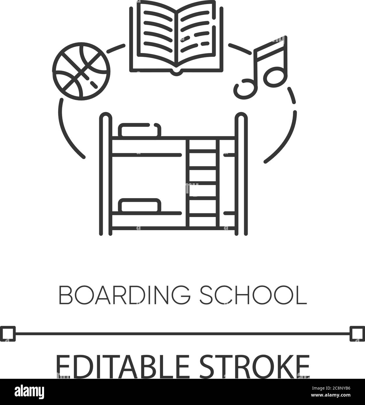 Service highschool Stock Vector Images - Alamy