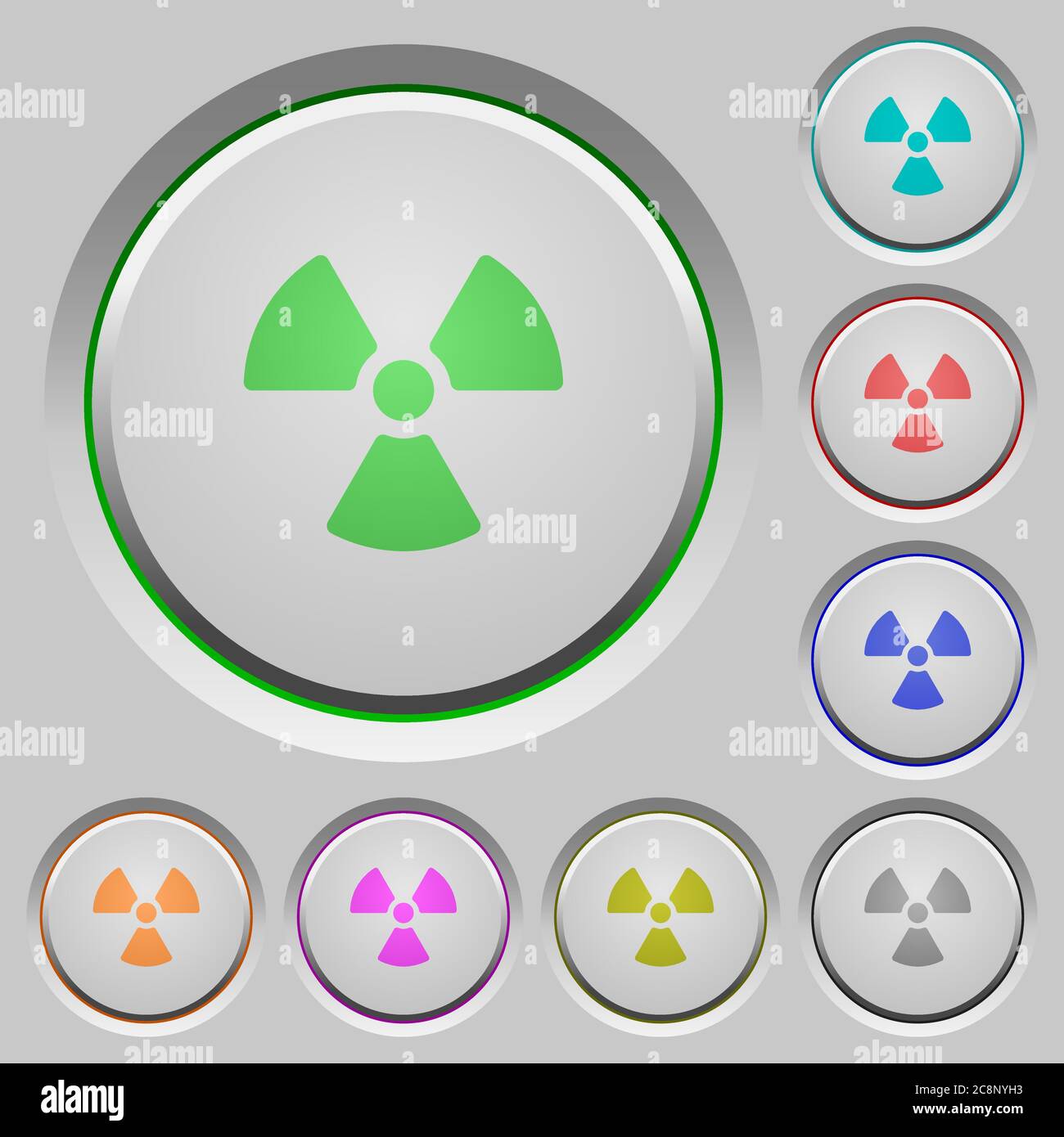 Nuclear energy switch Stock Vector Images - Alamy