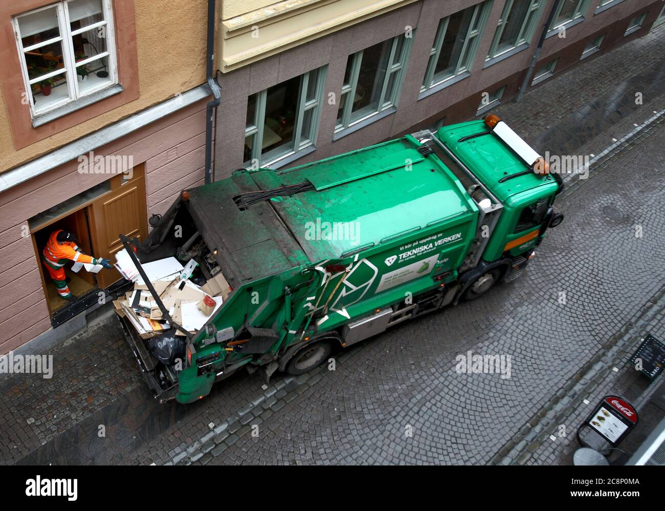 A waste collector, also known as a dustman, binman (in the UK ...