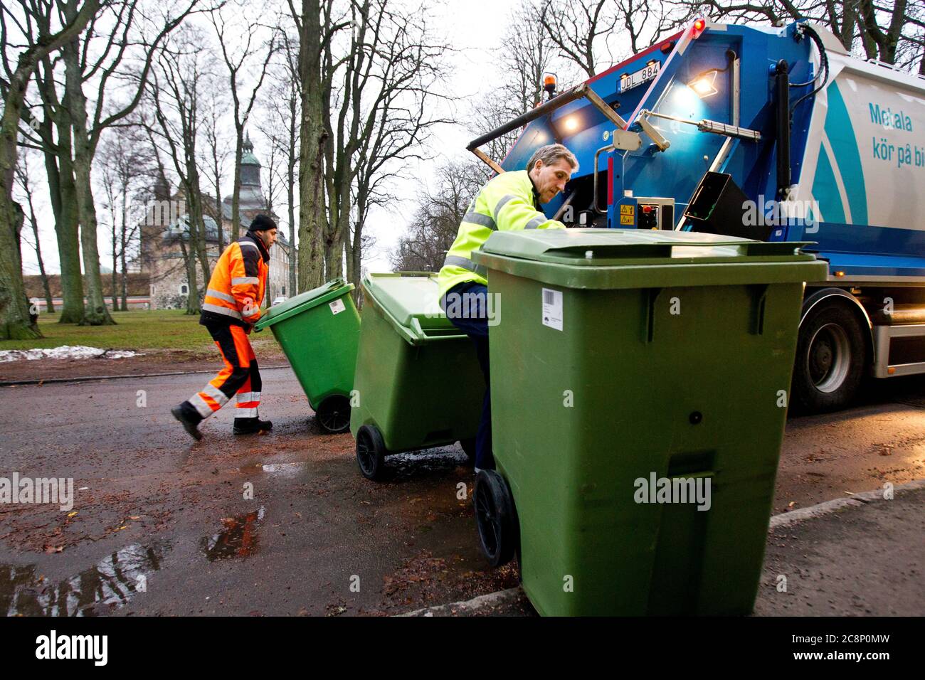 A waste collector, also known as a dustman, binman (in the UK ...