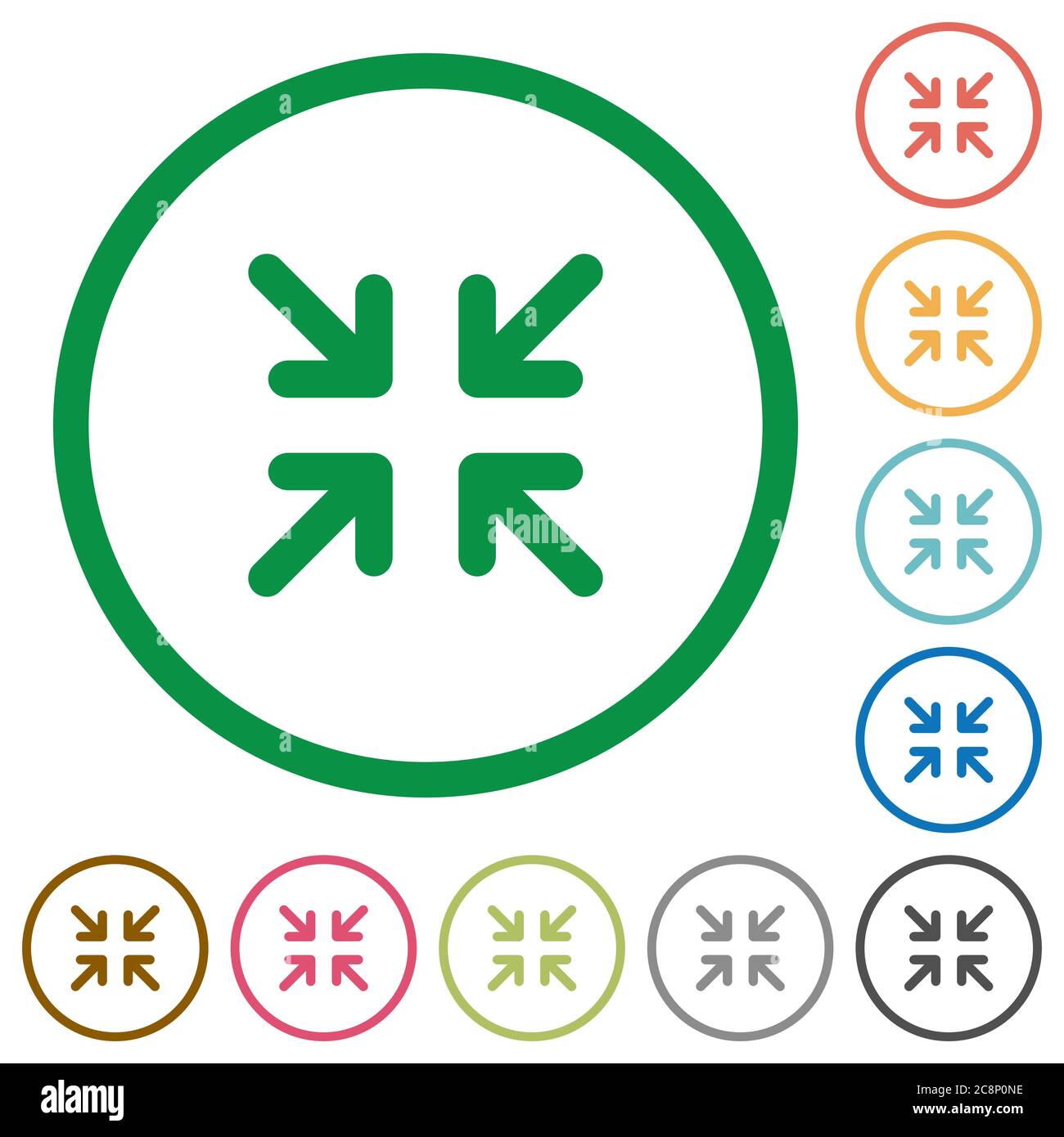 Narrow white frames Stock Vector Images - Alamy