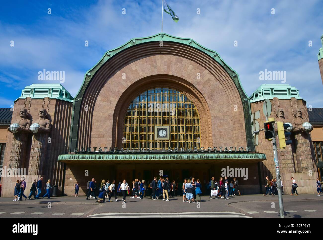 Helsinki Central Station in the heart of Helsinki, the capital of ...