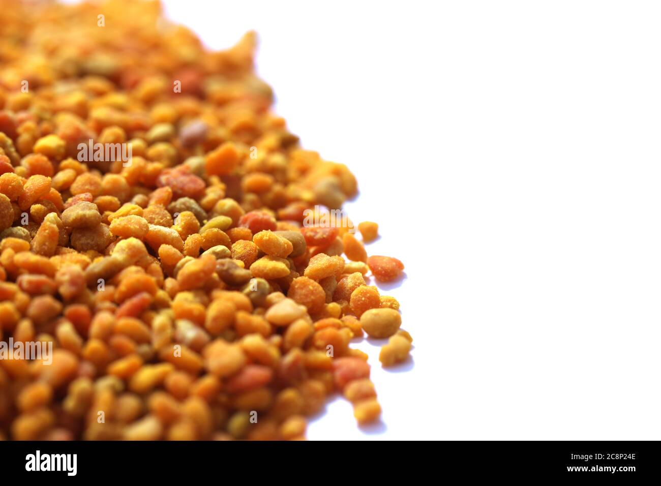 Propolis bees bee pollen on white background Stock Photo - Alamy