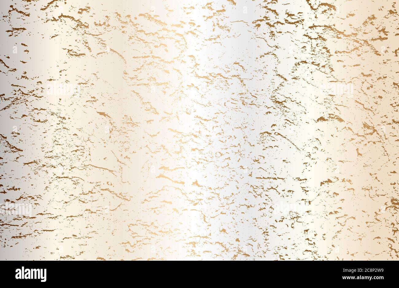 Luxury perl, golden metal gradient background with distressed cracked ...