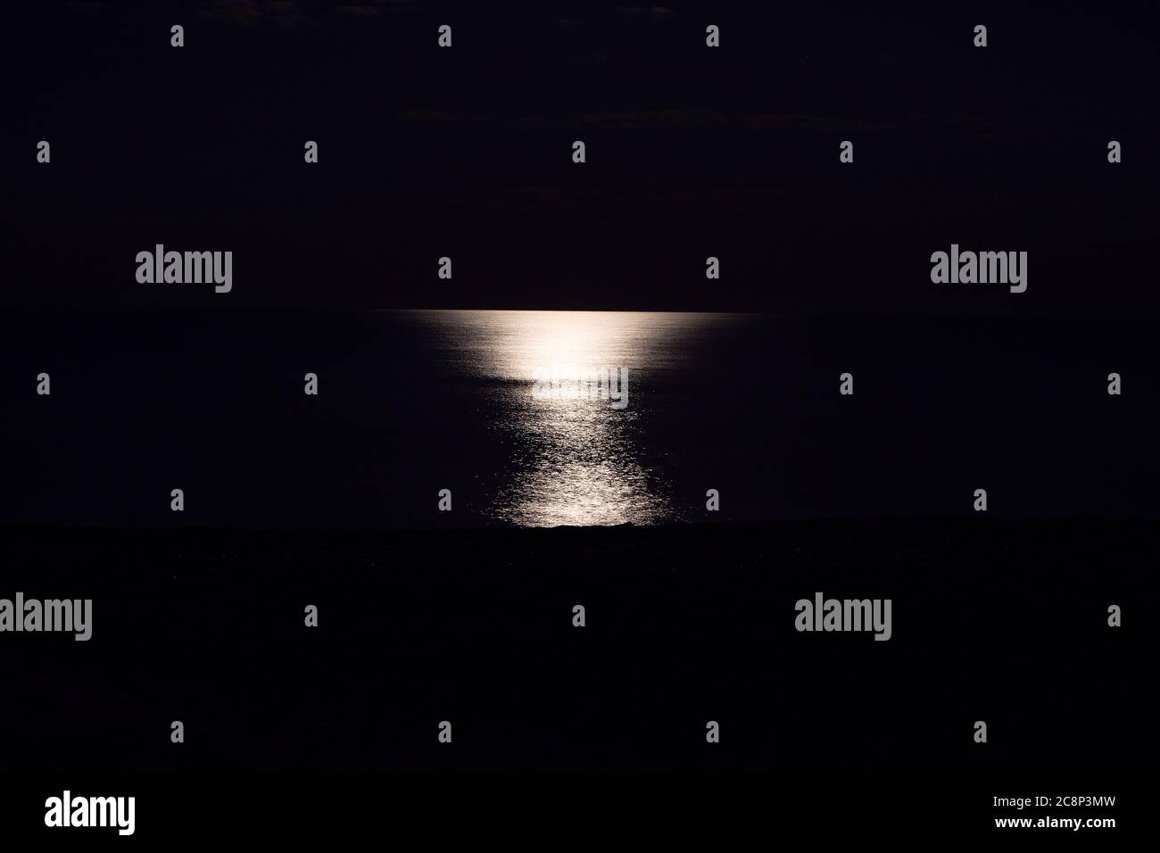 Magic waves sea above moon hi-res stock photography and images - Alamy