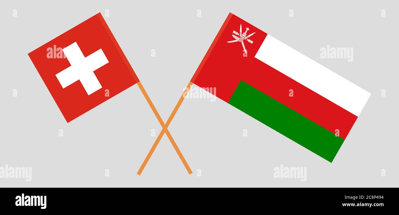 Oman switzerland flag Stock Vector Images - Alamy