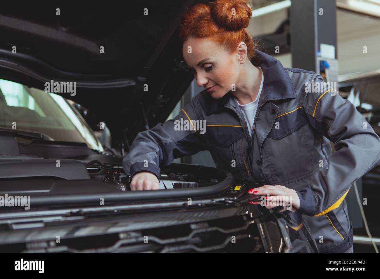 Female apprentice engineer working hi-res stock photography and images ...
