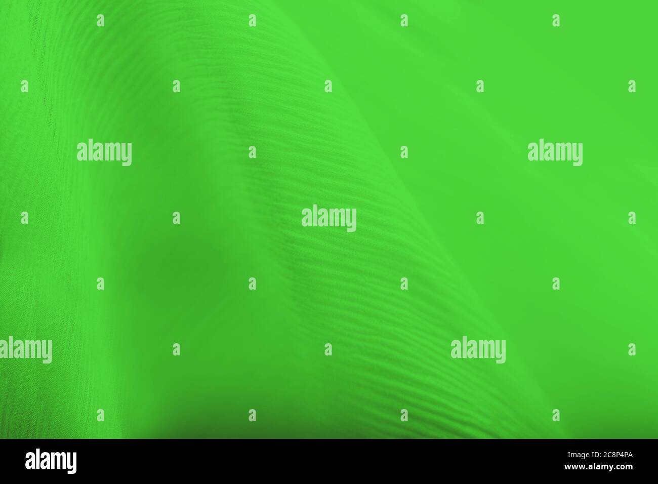 Soft corrugated green silk, vivid green background Stock Photo - Alamy