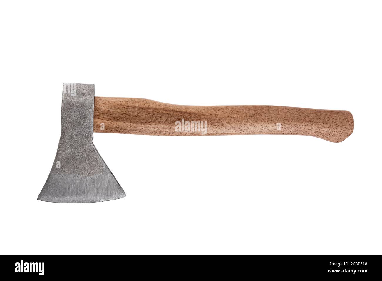 Old axe isolated on white background with cliiping path Stock Photo - Alamy