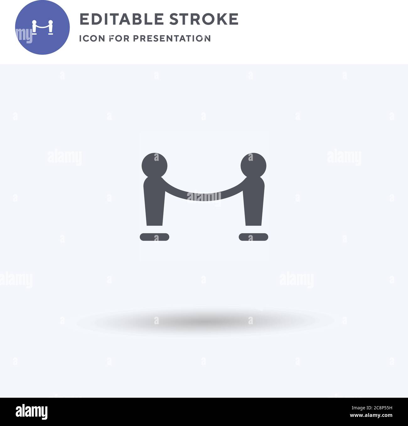 Queue icon vector, filled flat sign, solid pictogram isolated on white ...