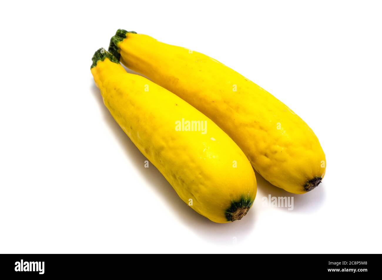 Yellow zucchini isolated on white background Stock Photo - Alamy