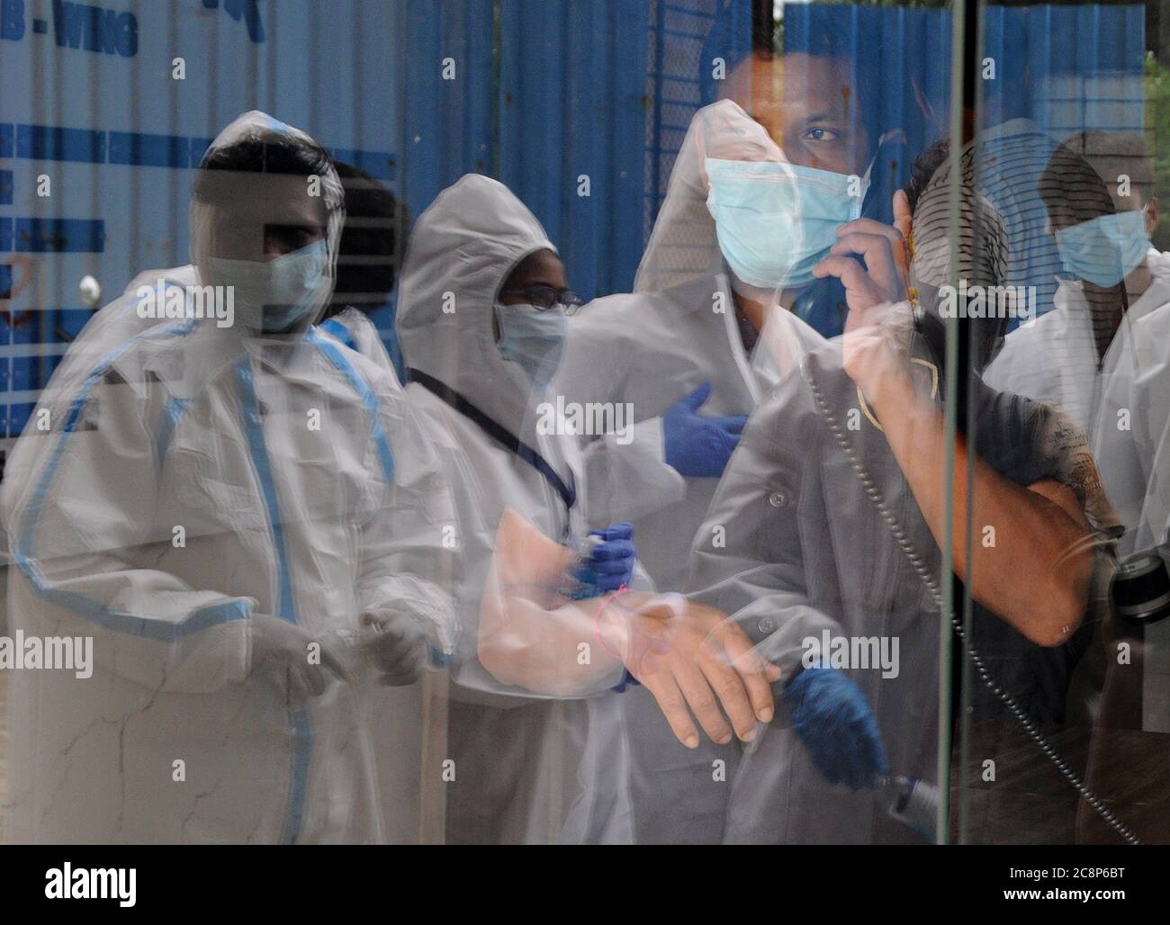 Healthcare workers seen personal hi-res stock photography and images ...