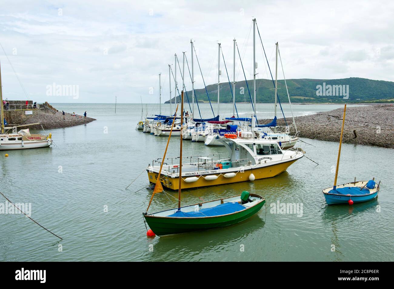 Porlock Weir, Somerset, England Stock Photo - Alamy