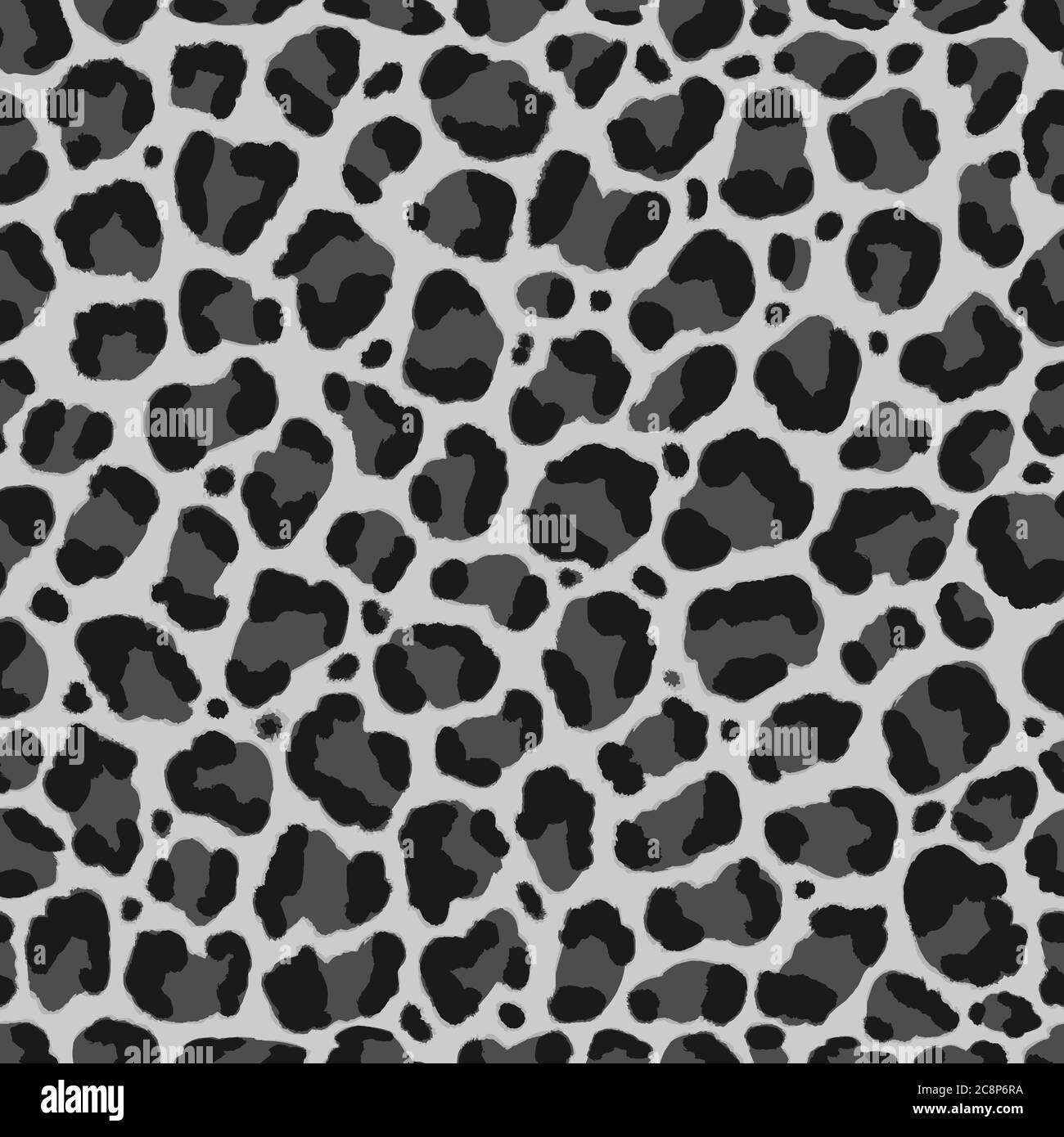 Snow Leopard Fur Print