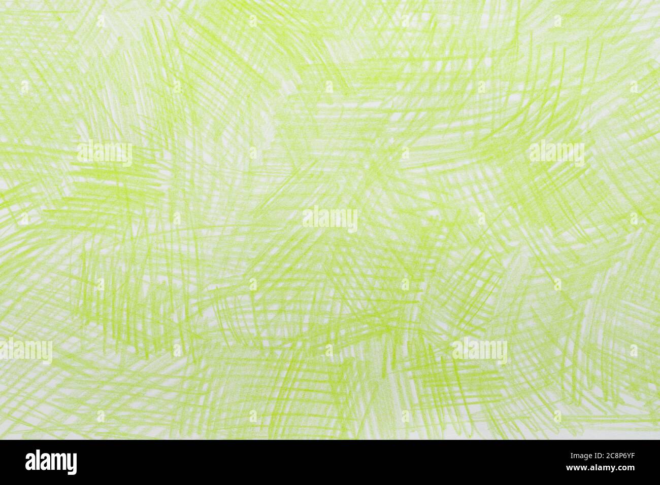 green color abstract crayon drawing paper background texture Stock ...
