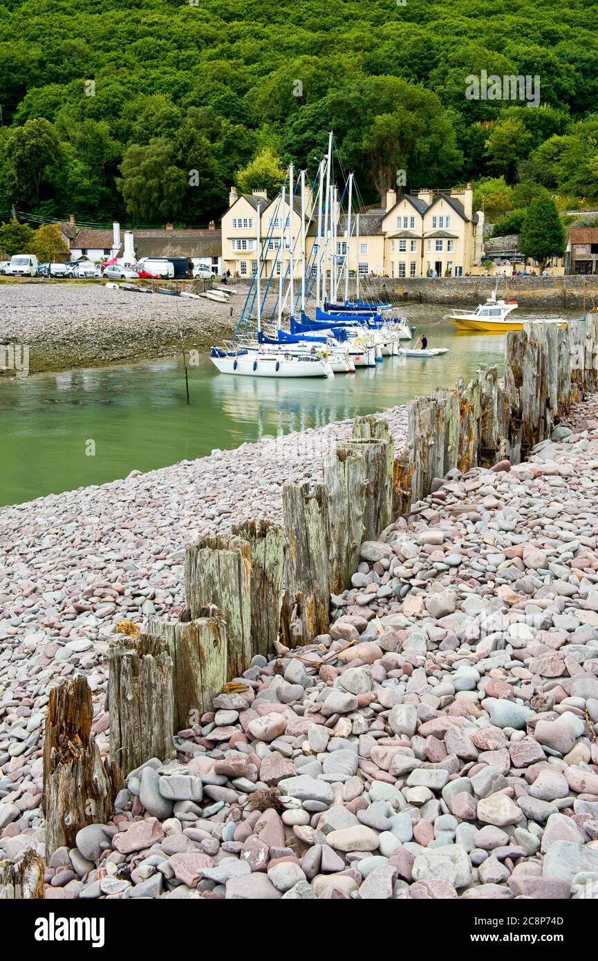 Porlock Weir, Somerset, England Stock Photo - Alamy