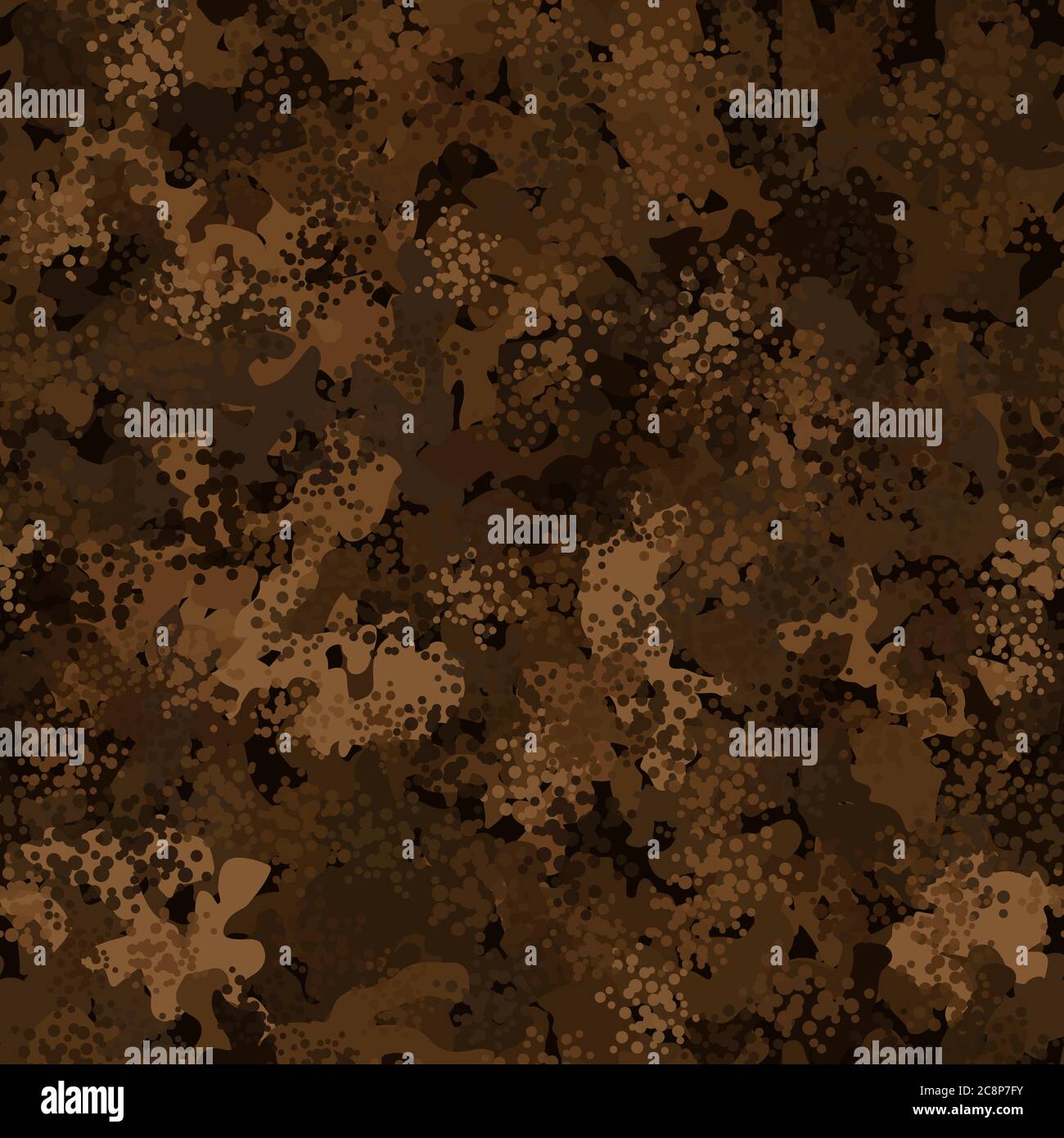 Military and hunting camouflage flecktarn seamless pattern Stock Vector ...