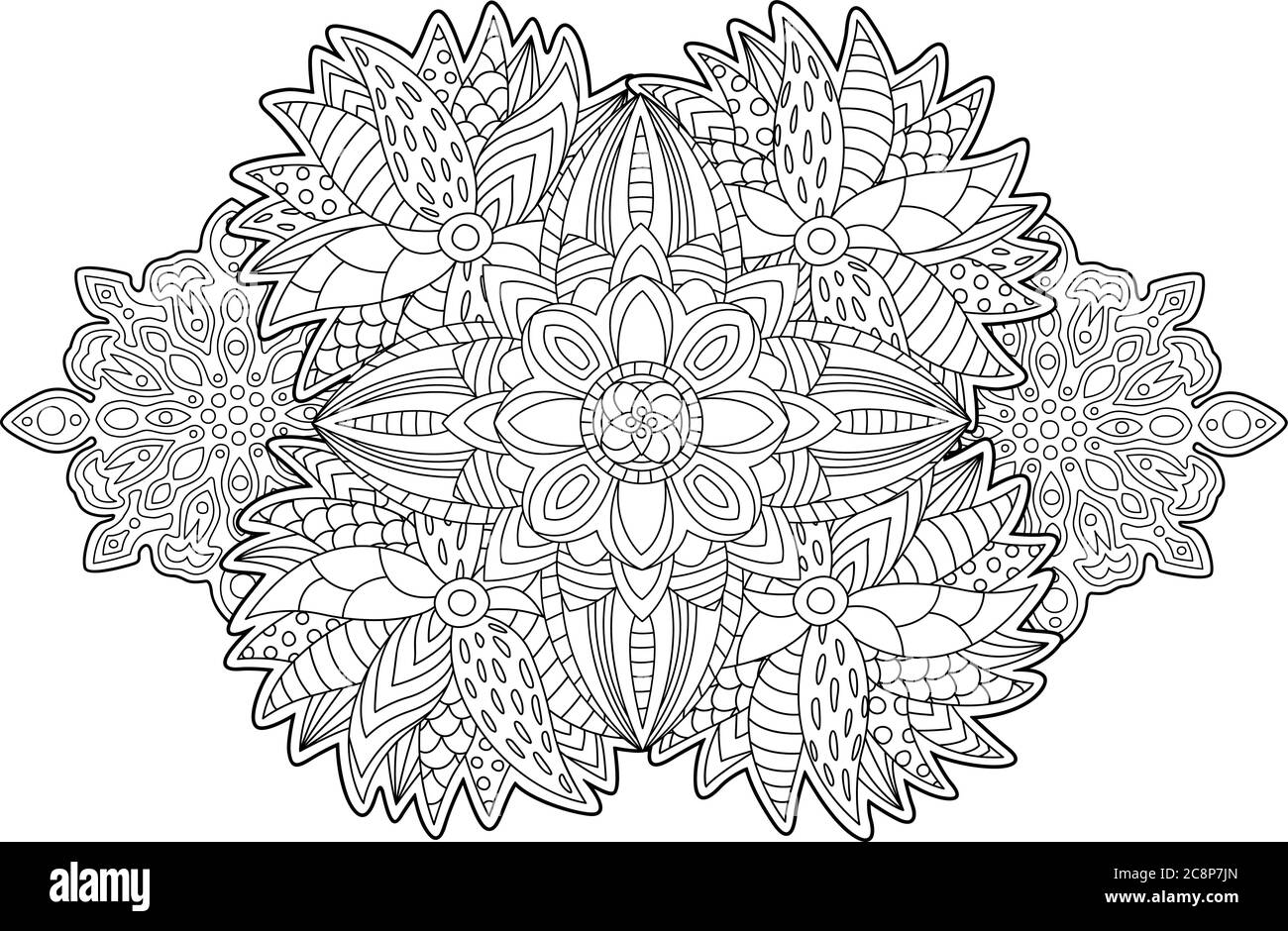 Floral Pattern Coloring Pages