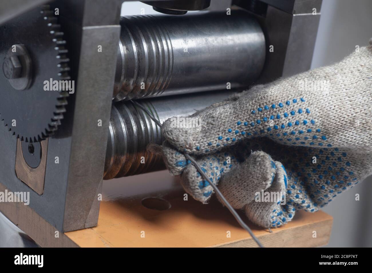 Sheet metal rolling process hi-res stock photography and images - Alamy