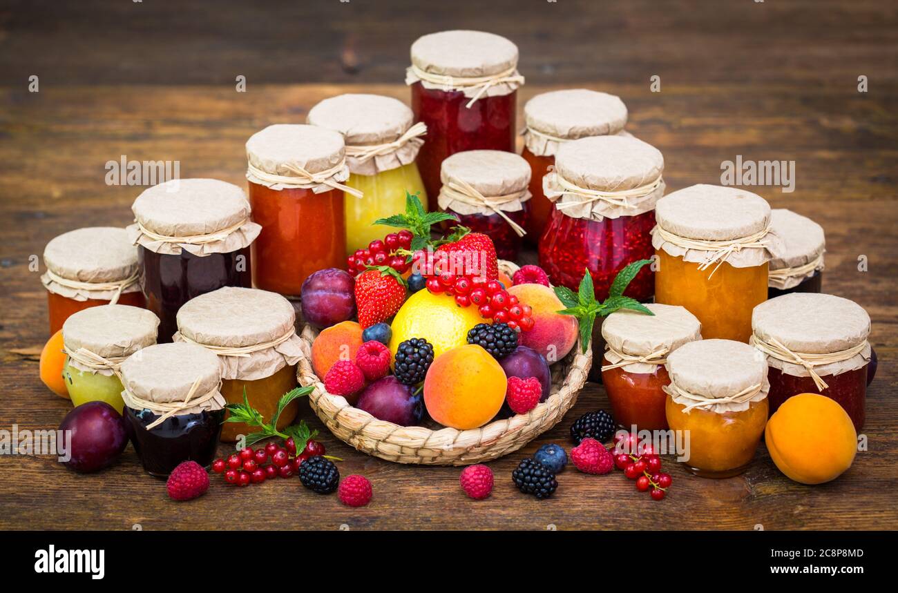 Various jam hi-res stock photography and images - Alamy