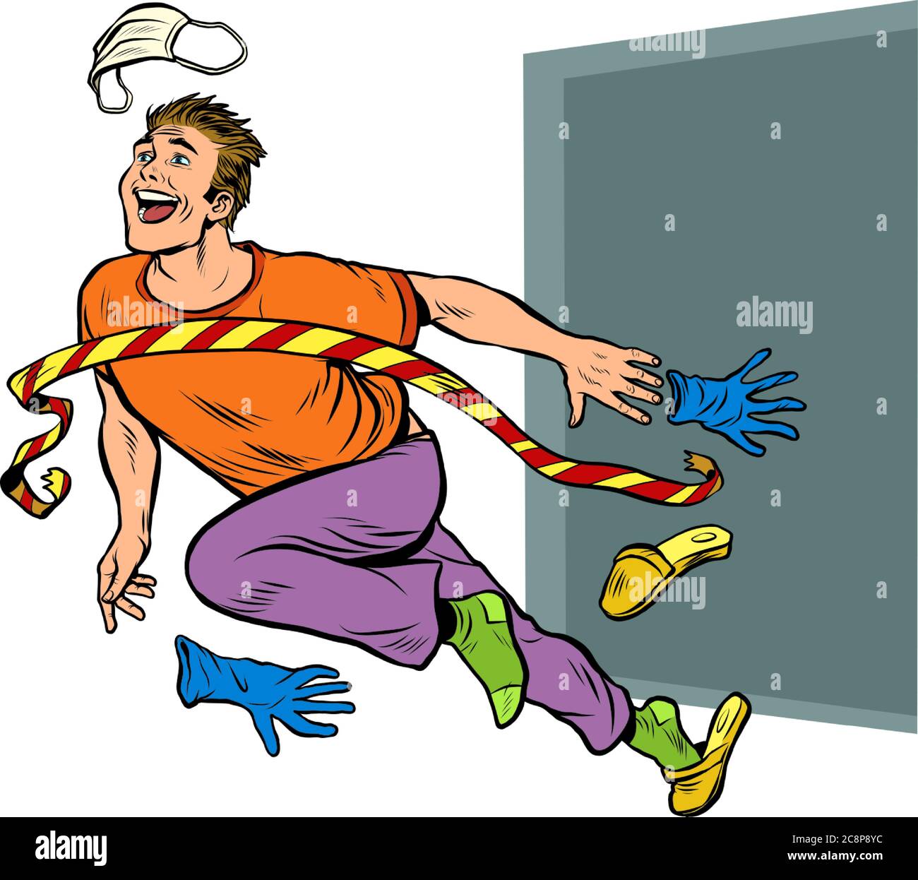 Quarantine end Cut Out Stock Images & Pictures - Alamy