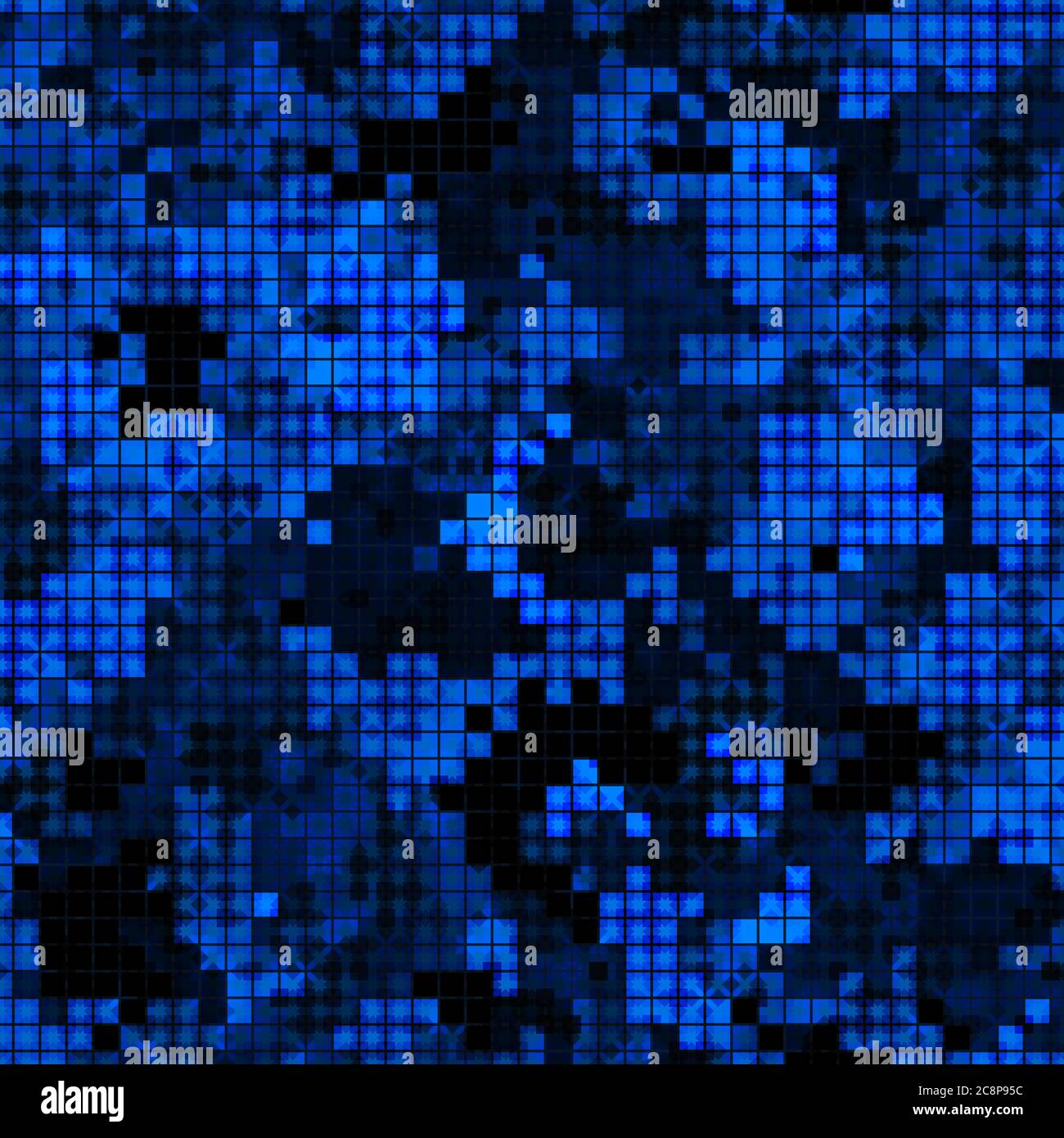 Military camouflage seamless pattern. Urban digital pixel style Stock ...
