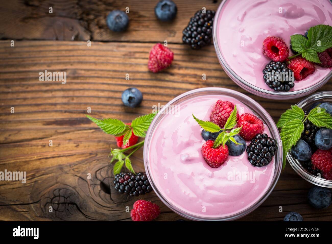 Yogurt berry hi-res stock photography and images - Alamy
