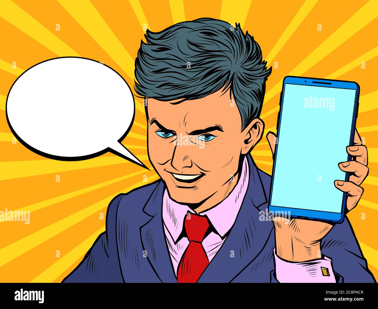 Young man phone laptop Stock Vector Images - Alamy