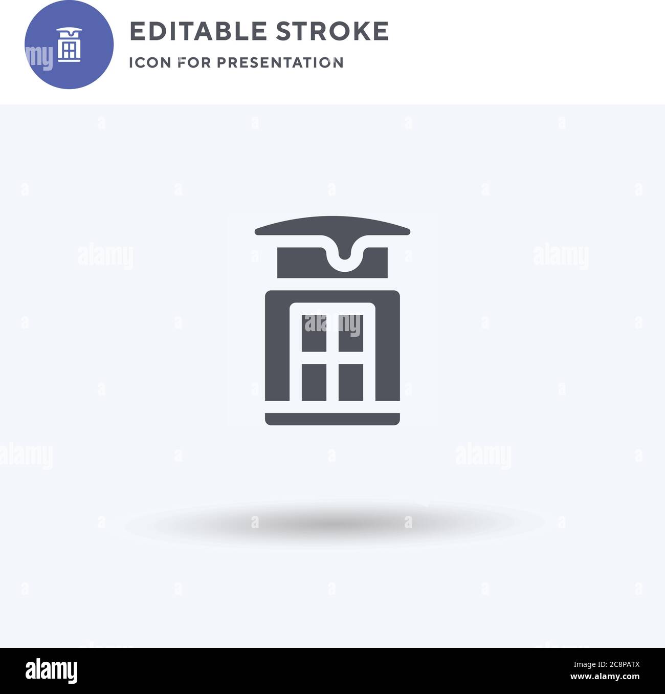 Payphone icon vector, filled flat sign, solid pictogram isolated on ...