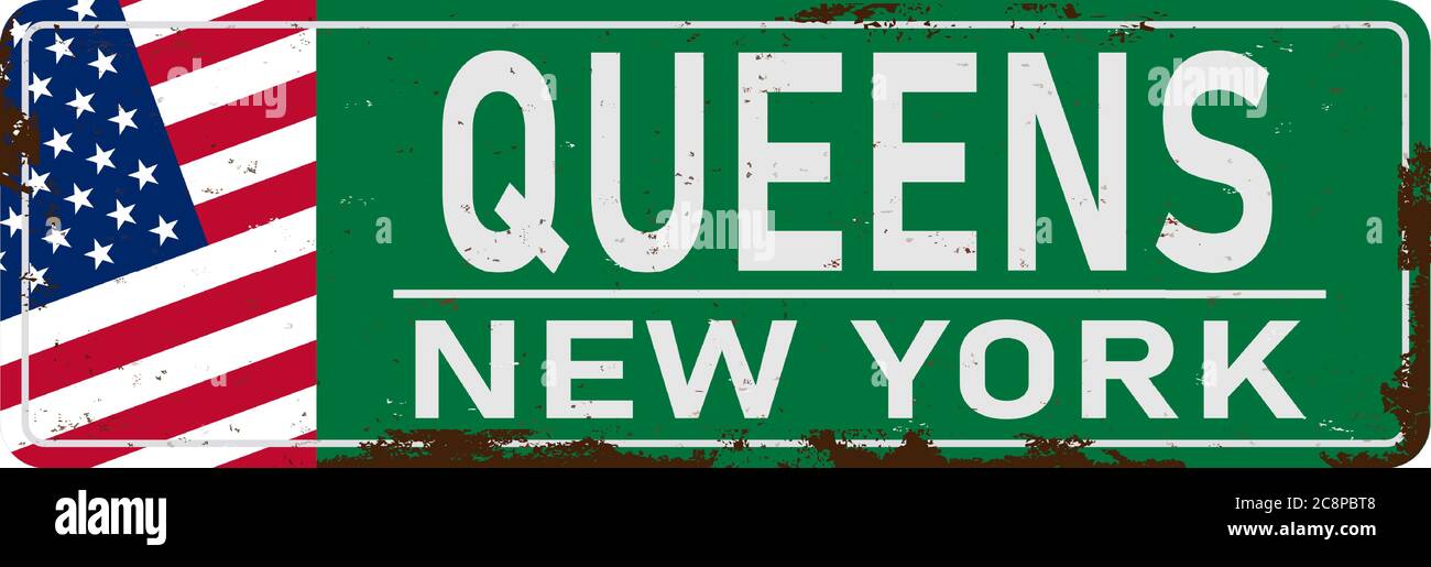 Queens borough of new york city Stock Vector Images - Alamy