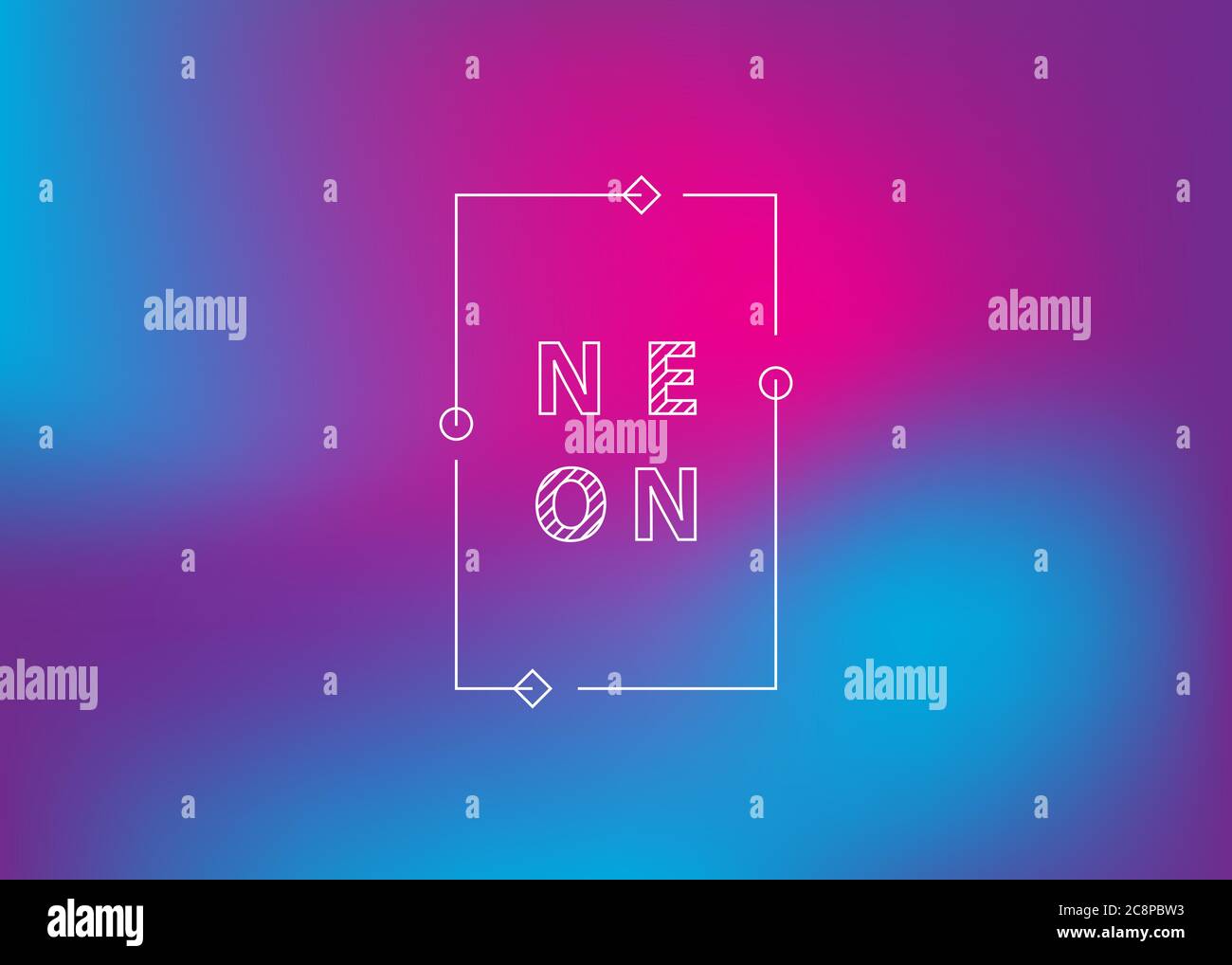 Neon gradient Ui Ux background trendy web color Stock Vector Image ...