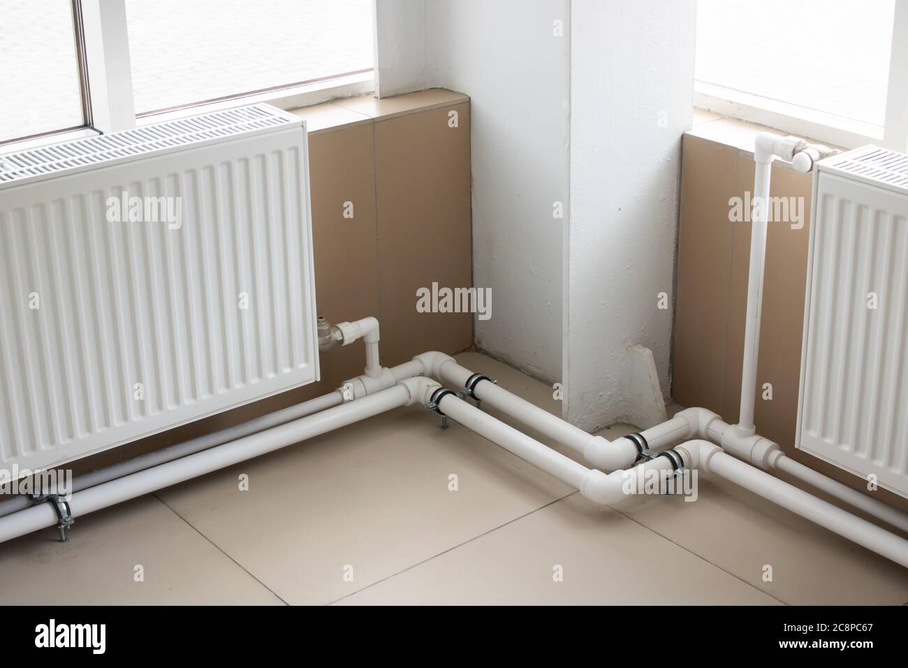 Large aluminium pipes hi-res stock photography and images - Alamy
