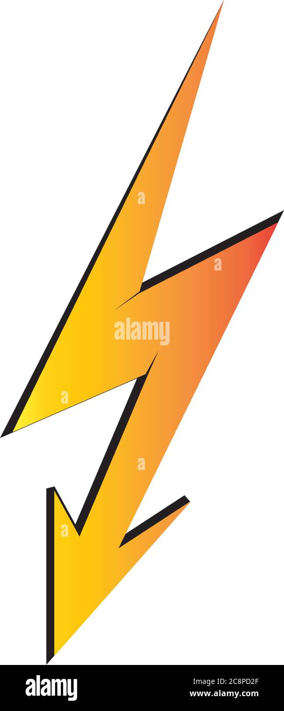 lightning logo icon and symbols Stock Vector Image & Art - Alamy
